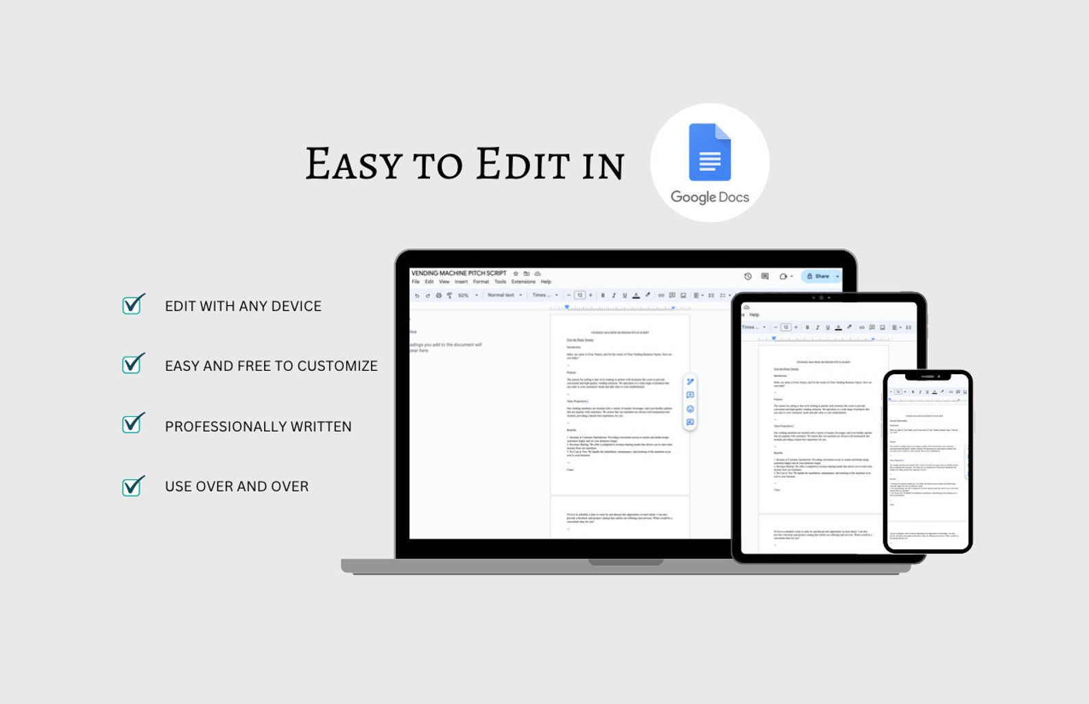 Vending Machine Business Pitch Script | Vending Machine Business ...