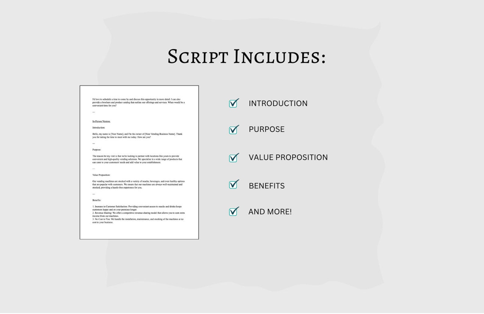 Vending Machine Business Pitch Script | Vending Machine Business ...