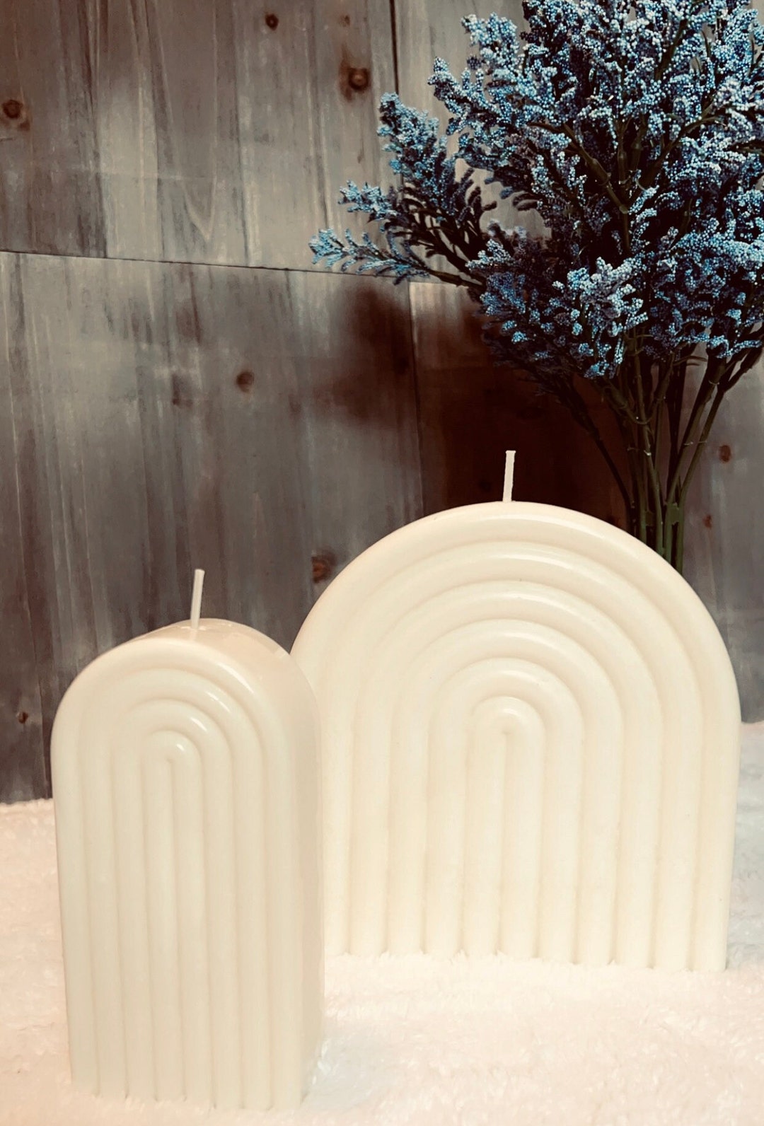 Natural Arch Pillar Candle Rainbow Candle Red Yellow Orange Green Blue ...