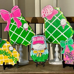Augusta Golf Themed Attachmentd for Door Hanger or Platters - Etsy