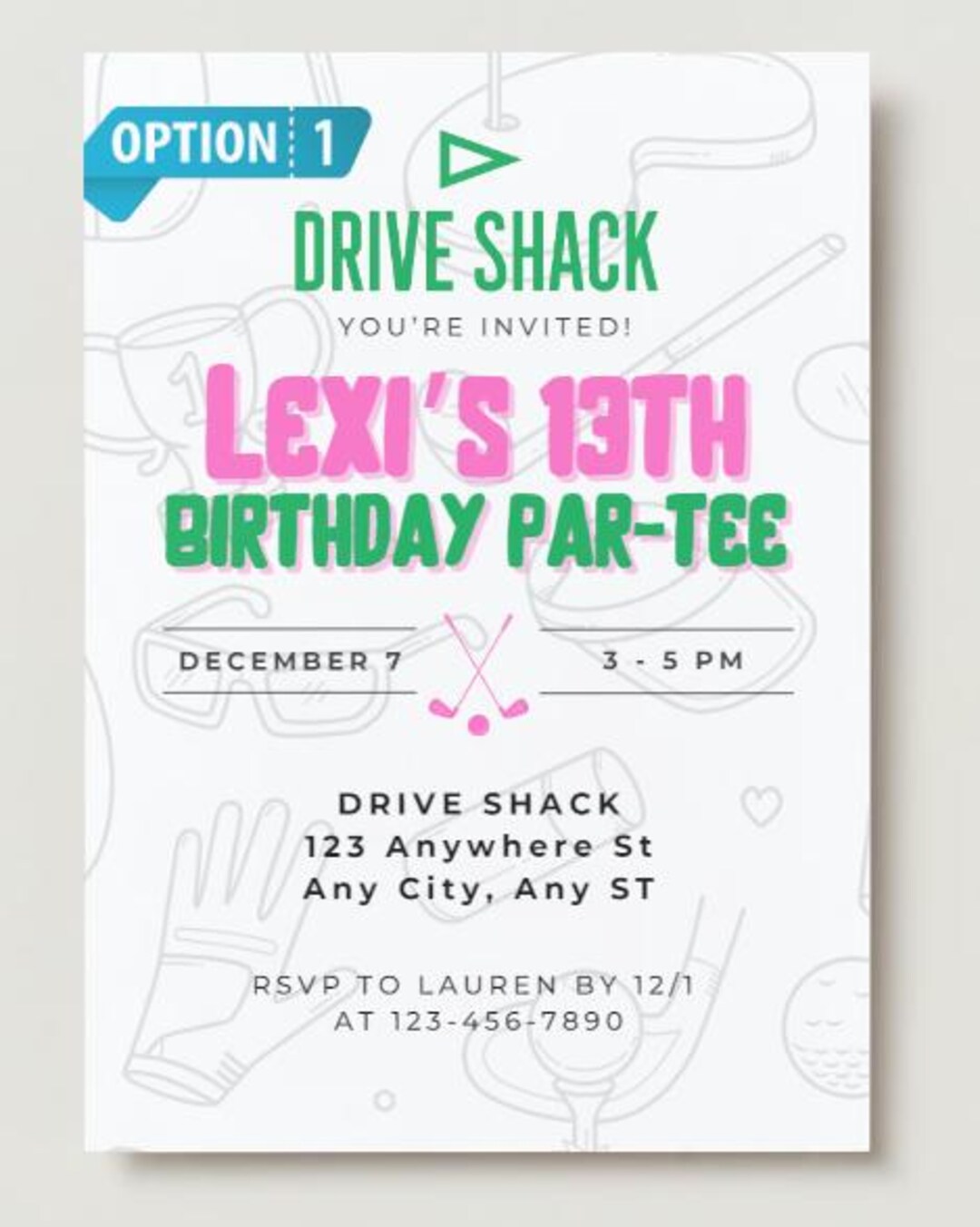 Top Golf, Drive Shack, Girls Golf Birthday Party, Girls, Pink, Golf ...