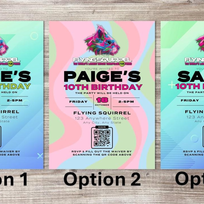 Squirrel Party Invite - Etsy Canada