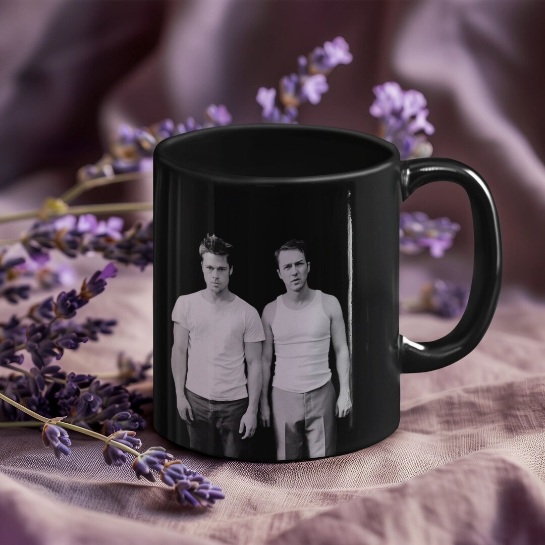 Fight Club Mug Tyler Durden & Narrator With yes Mom, I Have a Lot of ...
