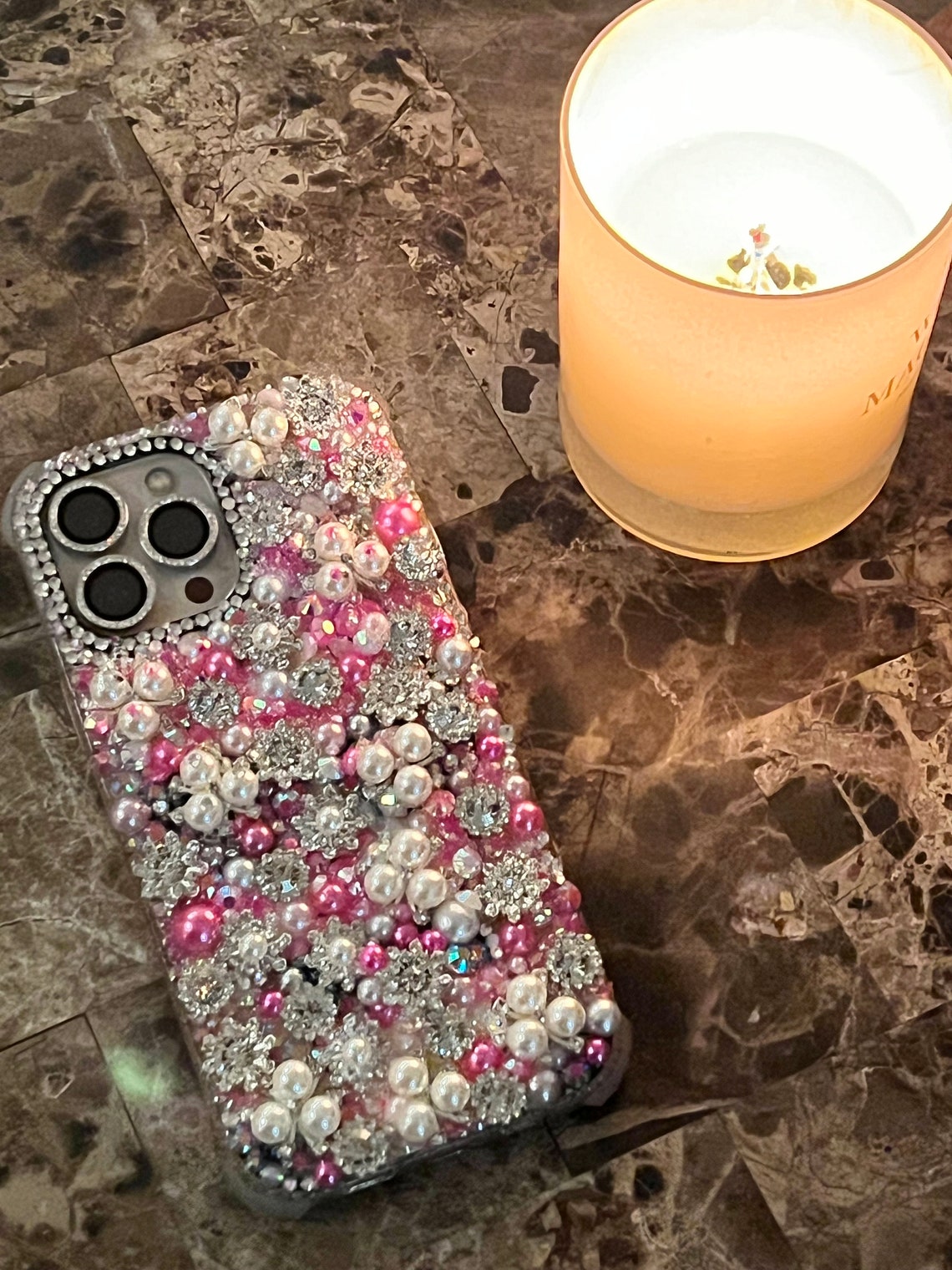 Custom Crystal Cell Phone Cases - Etsy