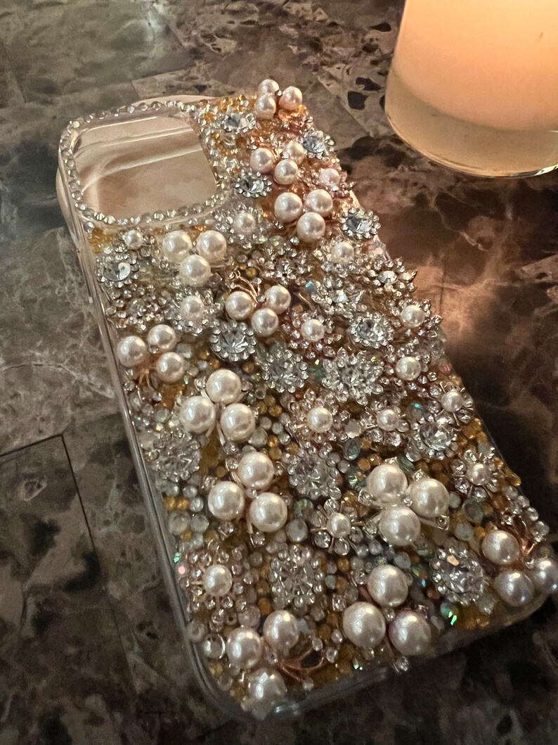 Custom Crystal Cell Phone Cases - Etsy
