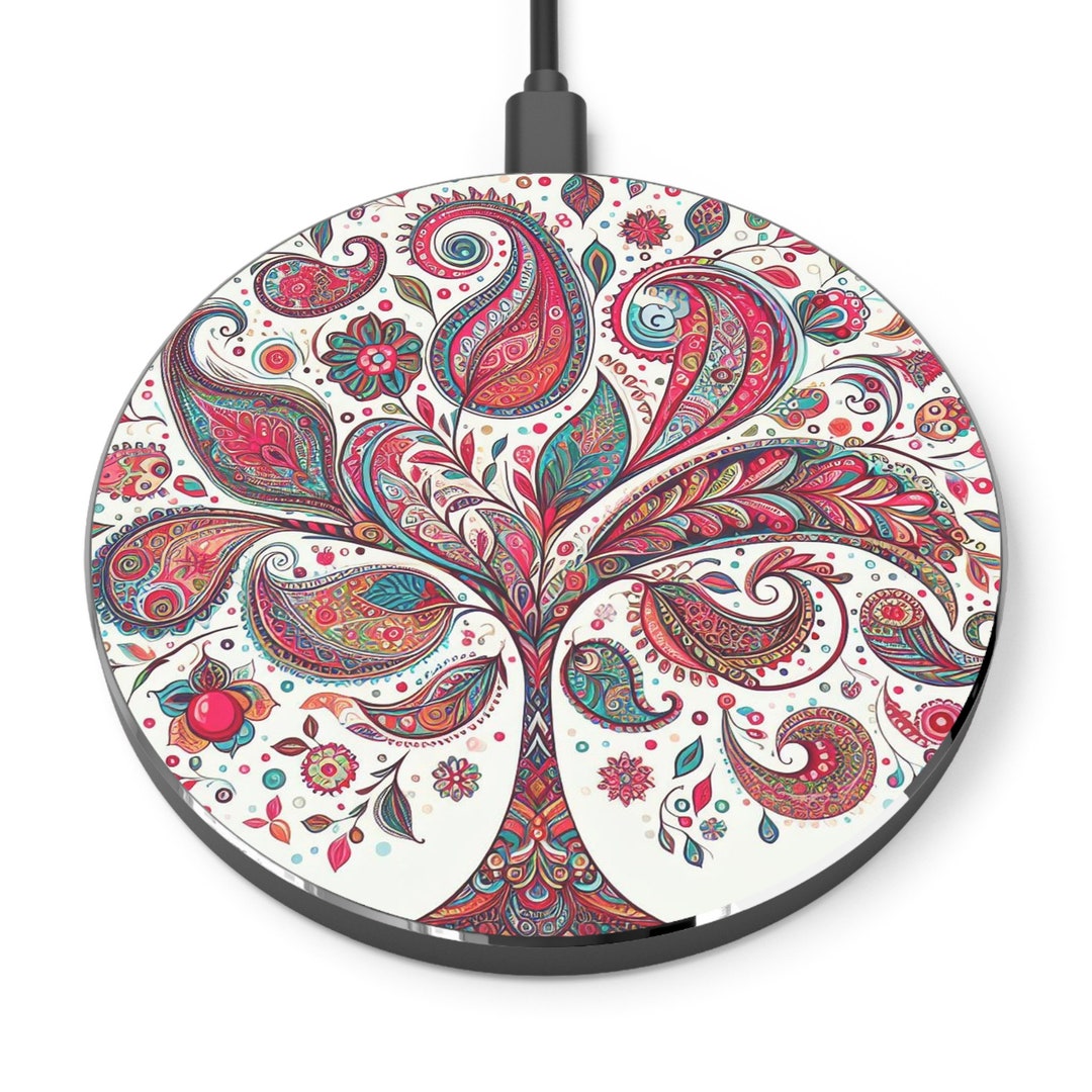 Artsy Tree of Life Wireless Charger Portable Reliable Induction ...