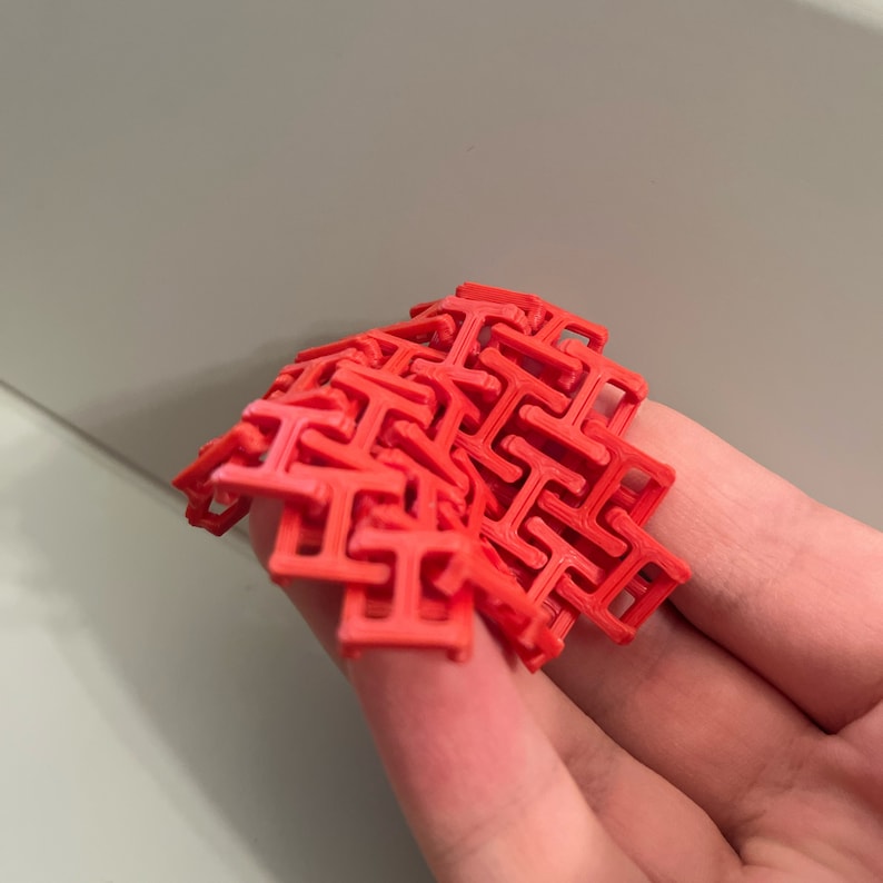 3d Printed Chainmail Fidget Toy - Etsy