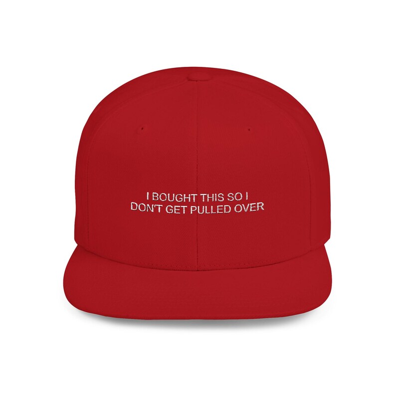 Funny Snapback Hat: I Brought This so I Don't Get Pulled Over, Gift for ...