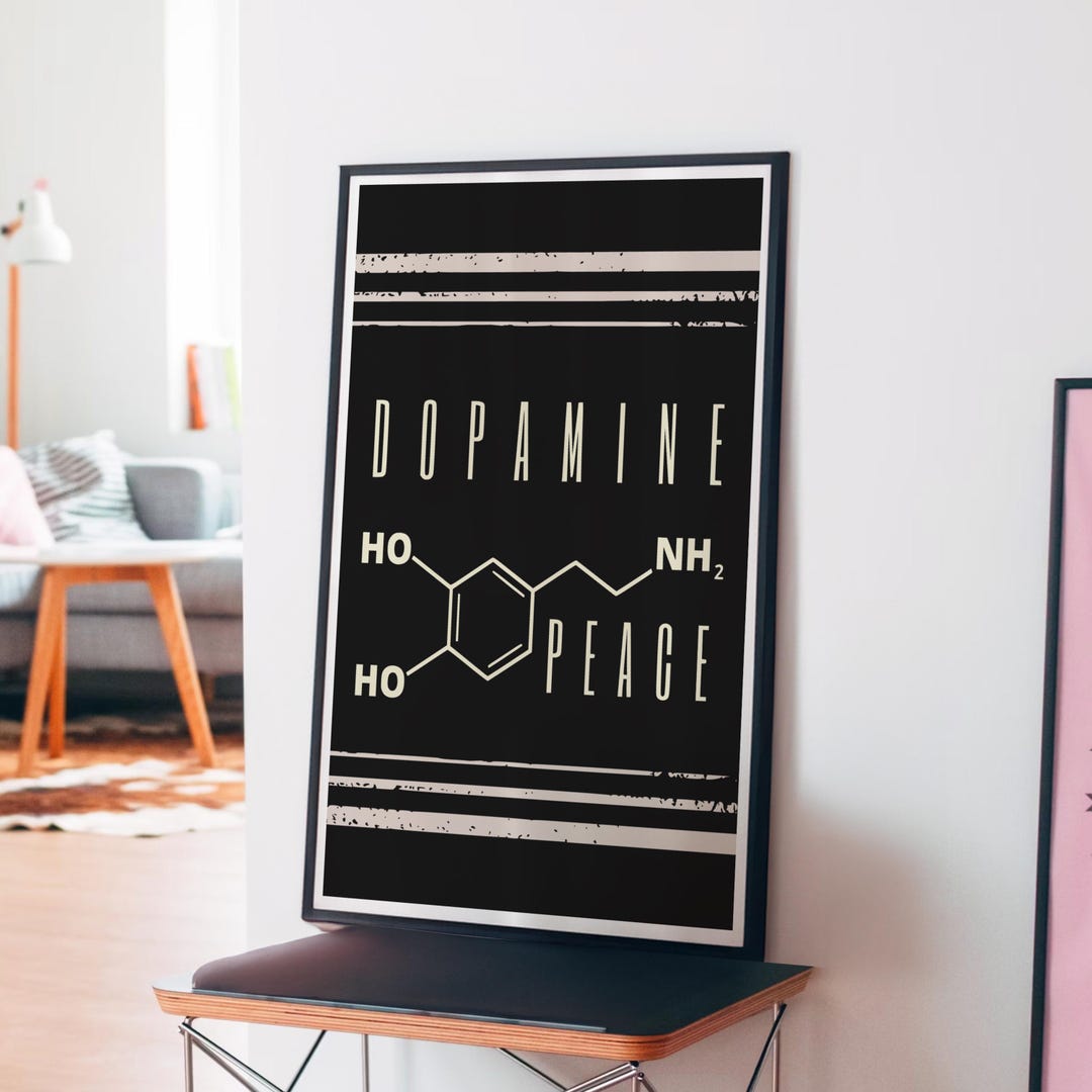 Psychology Print Gift Dopamine Wall Art Dopamine Wall Decor Dopamine ...