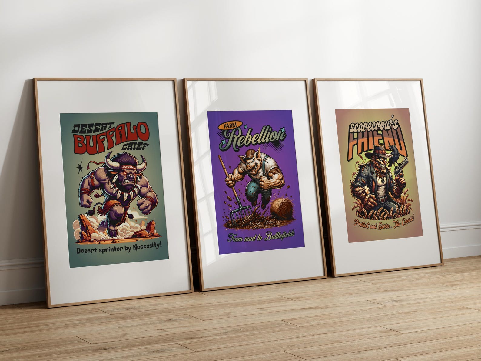 Humorous Wall Decor Set Funny Wall Decor Living Room Wall Decor Funny ...