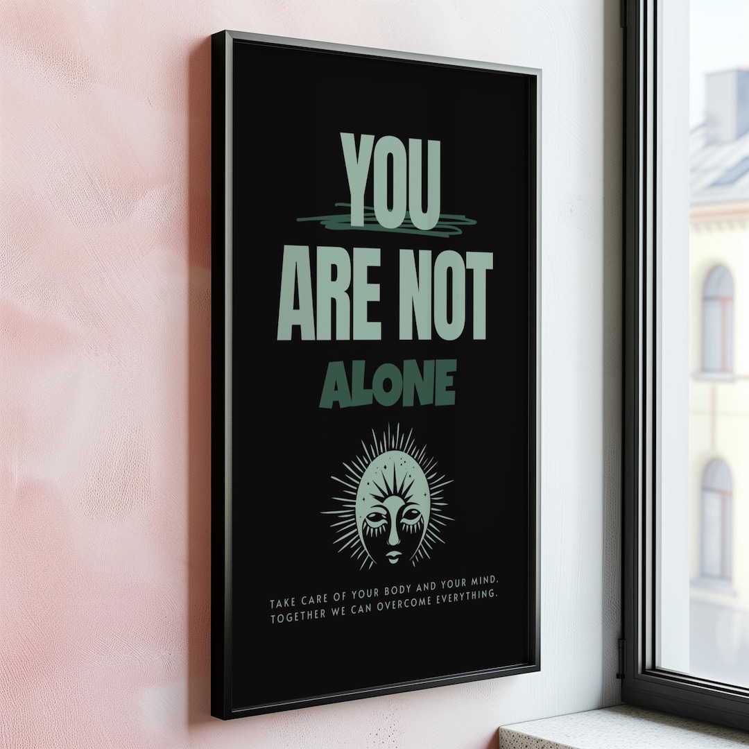 Mental Health Print Therapy Office Wall Decor Psychologist Wall Decor ...