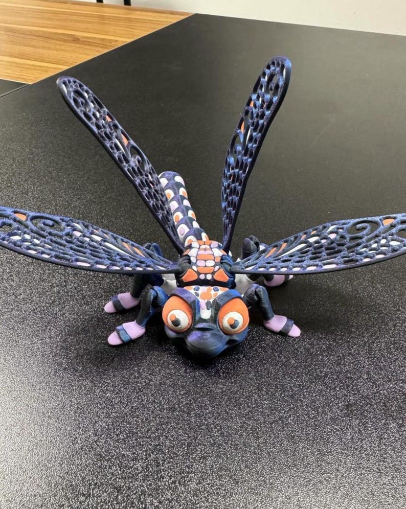 3D Printed Dragon Fly - Etsy