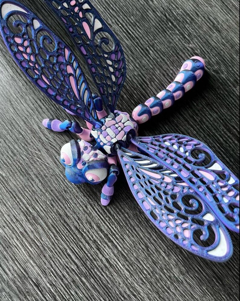 3D Printed Dragonfly - Etsy