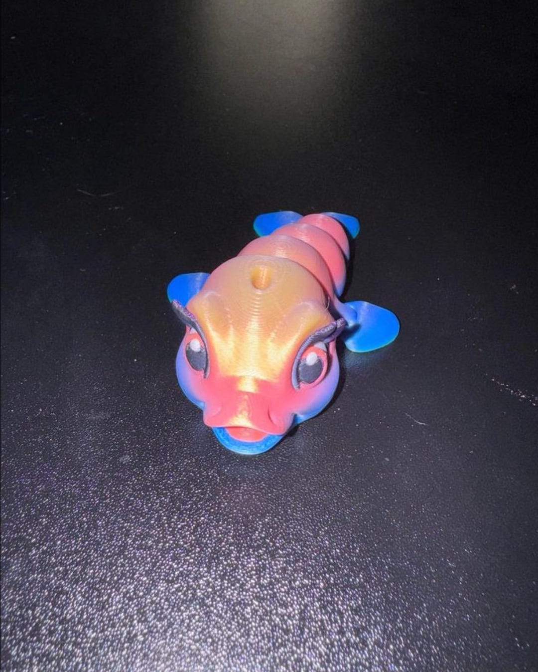 3D Printed Rainbow Mini Dolphin Figurine! - Etsy