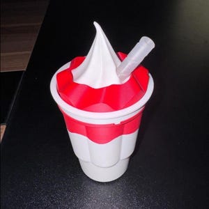 3D Printed Ice Cream Sundae Secret Container - Etsy