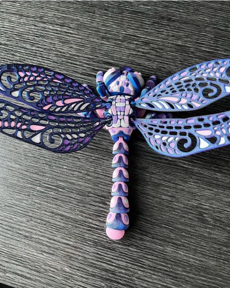 3D Printed Dragonfly - Etsy