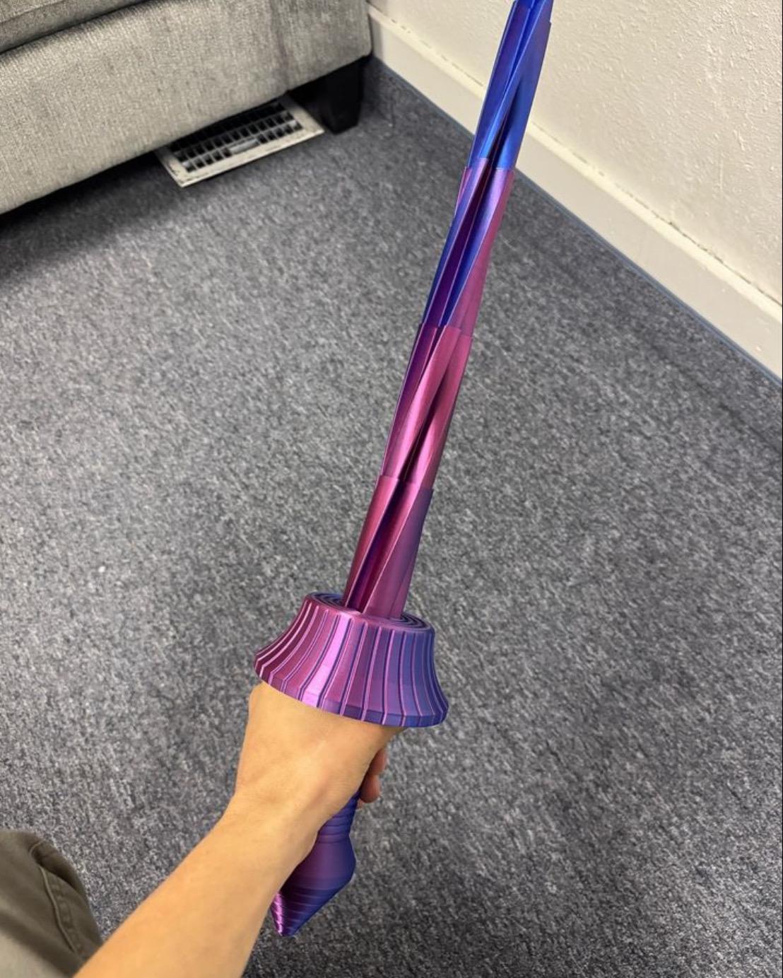3D Printed Collapsible Twisty Sword! - Etsy