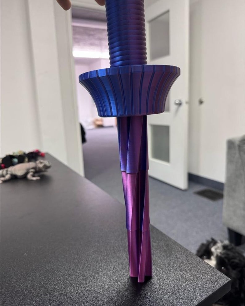 3D Printed Collapsible Twisty Sword! - Etsy
