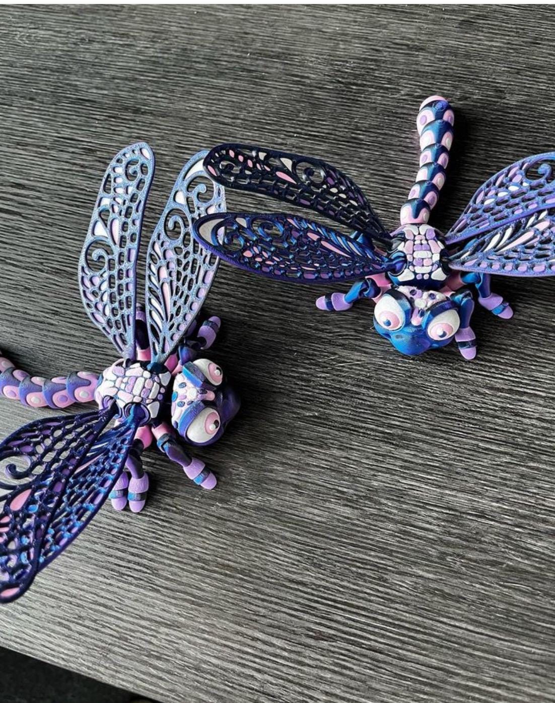 3D Printed Dragonfly - Etsy