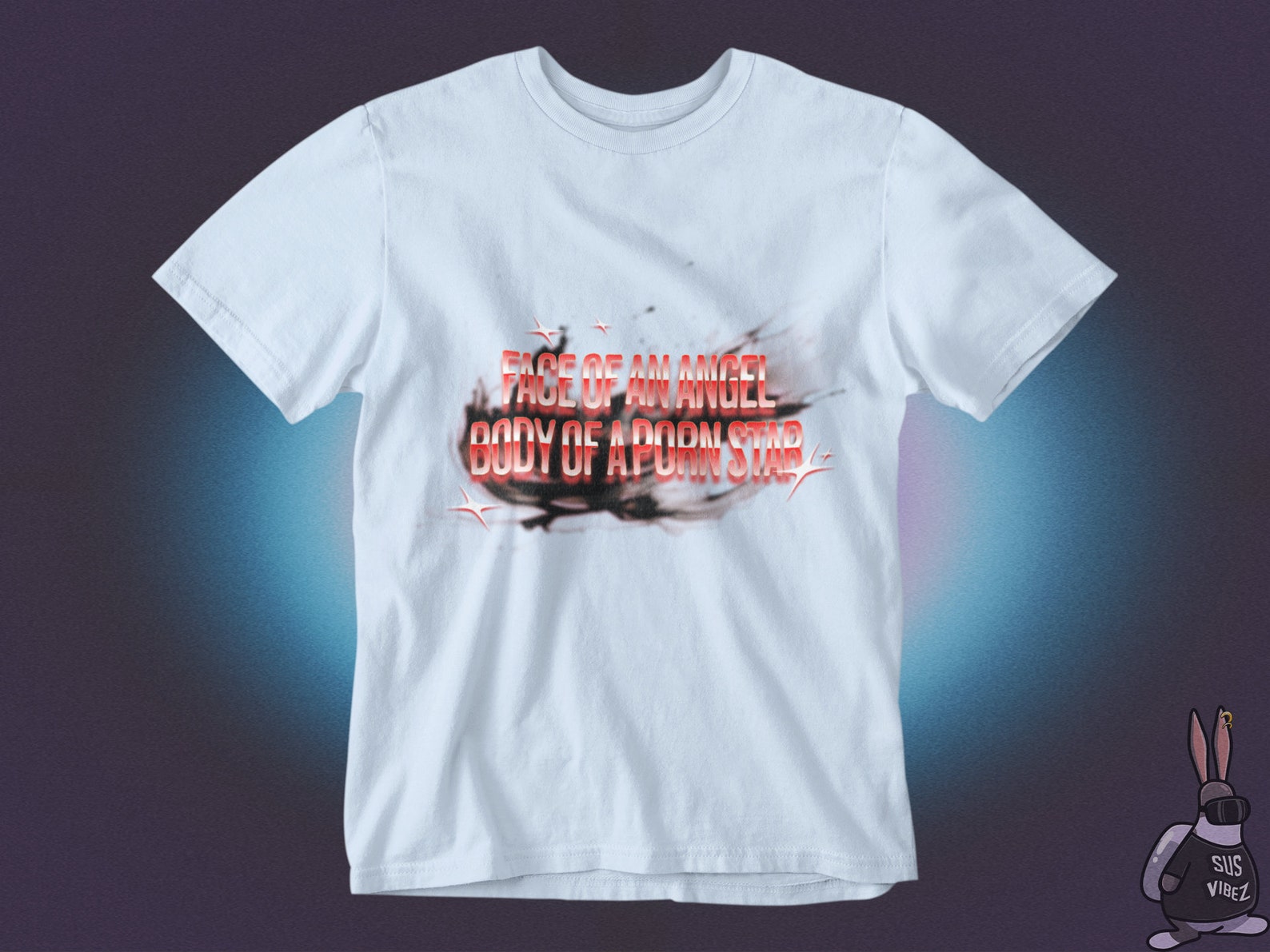 Face of an Angel Body of A Porn Star Shirt, Edgy Meme Tee, Viral Funny ...