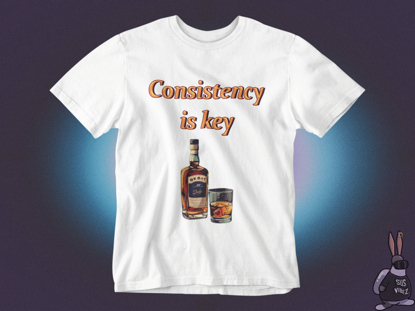 Consistency is Key Alcohol Edition Funny Graphic T-shirt, Funny T-shirt ...