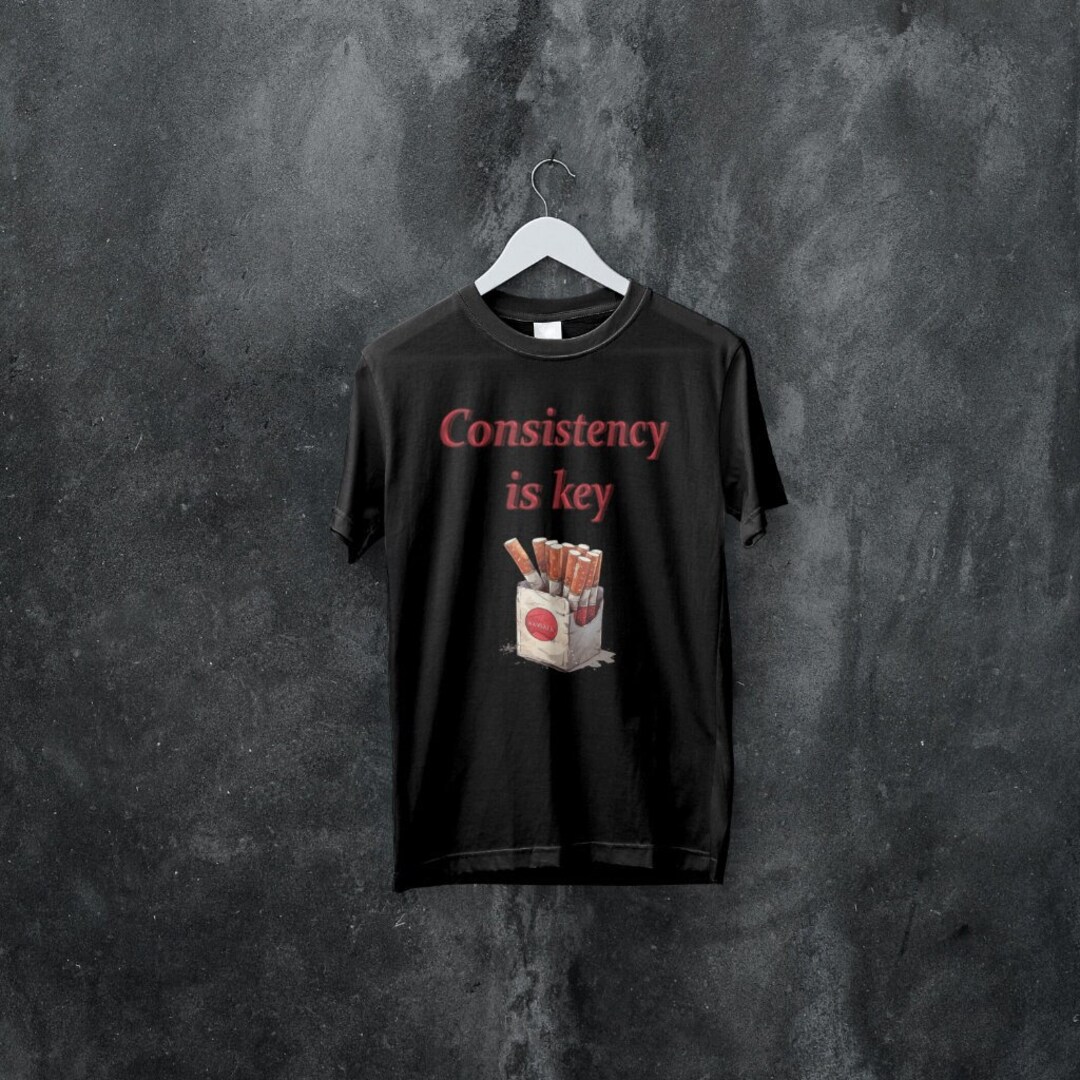 Consistency is Key Funny Graphic T-shirt, Funny T-shirt, Offensive T ...