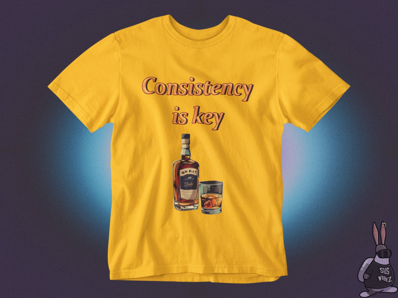 Consistency is Key Alcohol Edition Funny Graphic T-shirt, Funny T-shirt ...