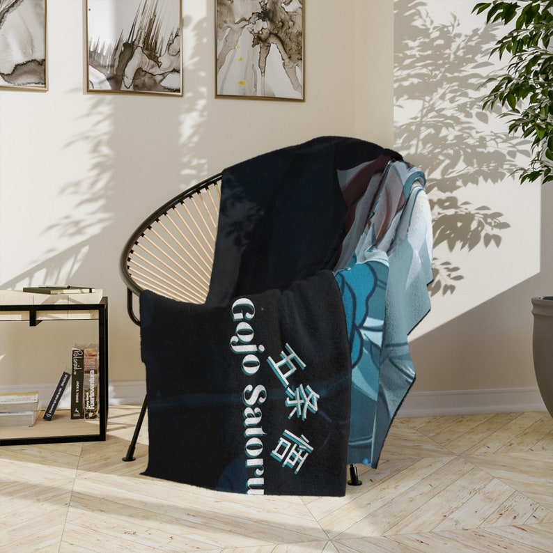 Gojo Satoru Jujutsu Kaisen Velveteen Plush Blanket - Etsy