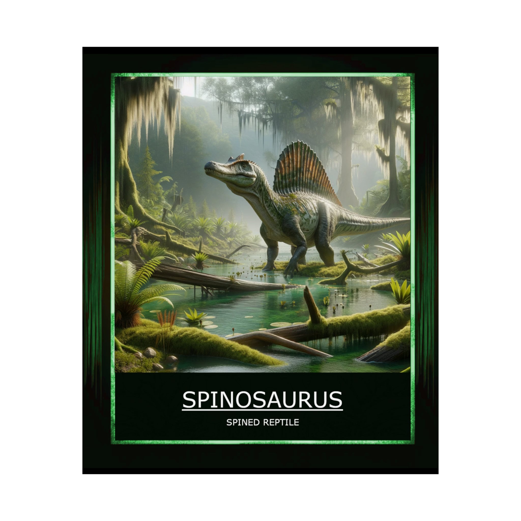 Dinosaur Collection Spinosaurus Poster - Etsy
