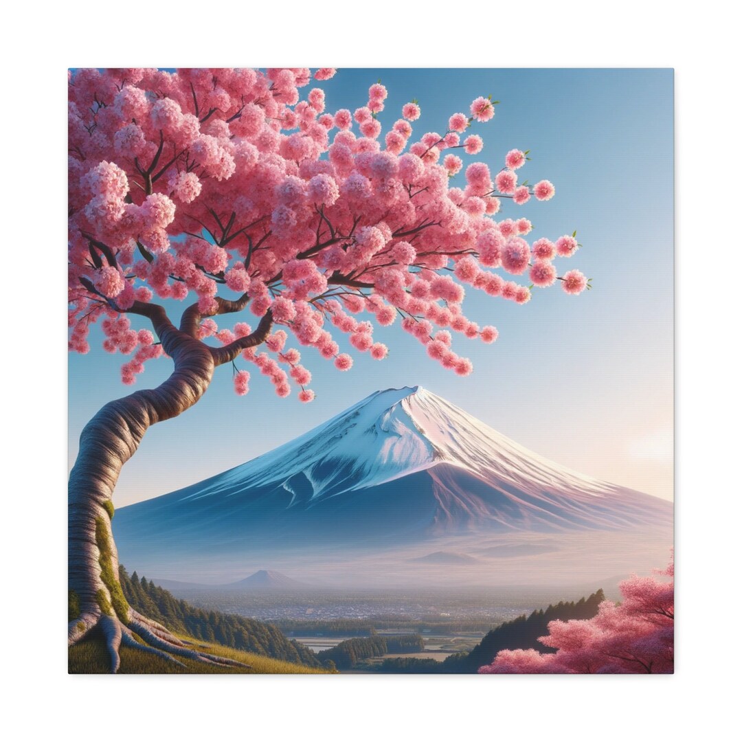 Mount Fuji Canvas - Etsy