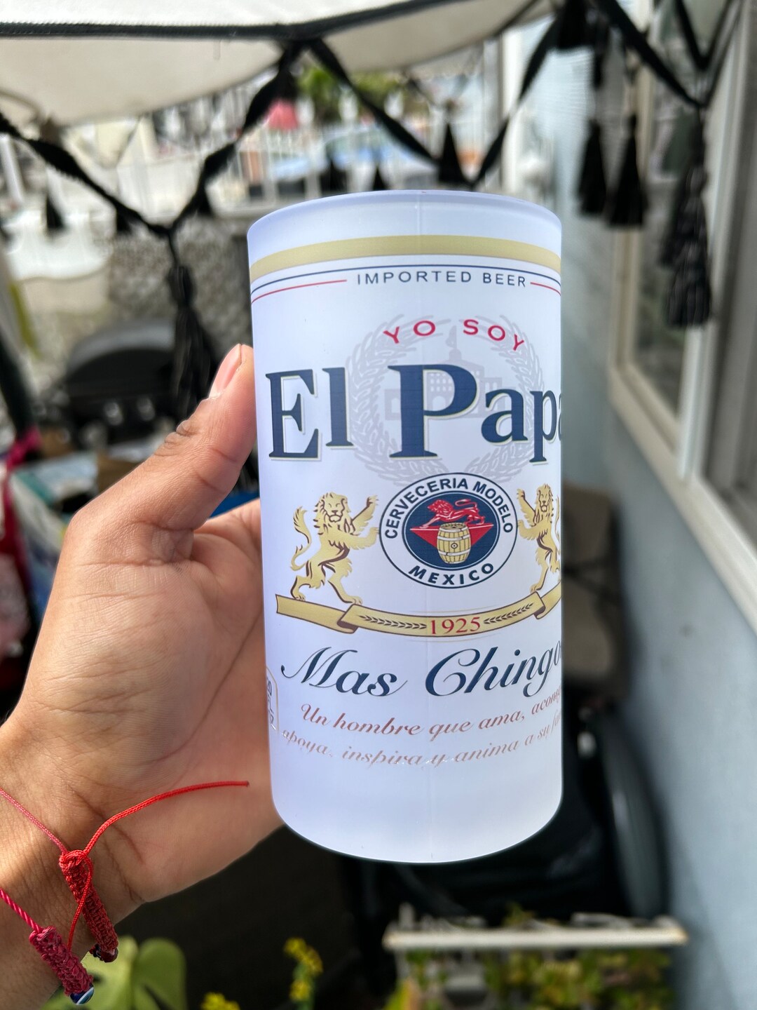 Yo Soy El Papa Mas Chingon Frosted Beer Mug 16 Oz Gift Fathers Day/tio ...