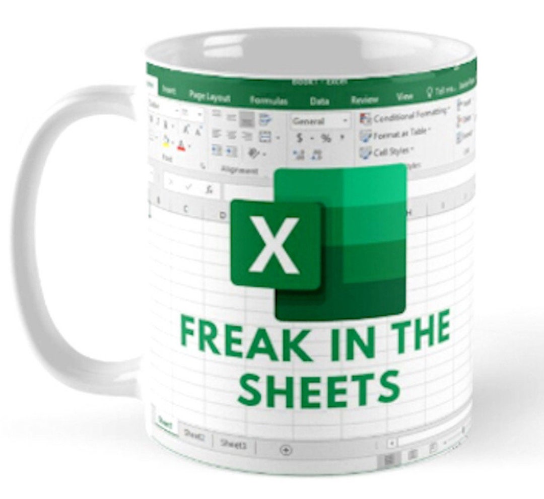 Freak in the Sheets Excel Spreadsheet Lover Worker Gift Idea for ...