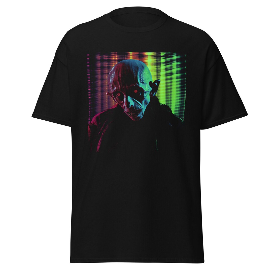 Nosferatu Psychedelic Weirdcore T-shirt Vaporwave Aesthetic Alt ...