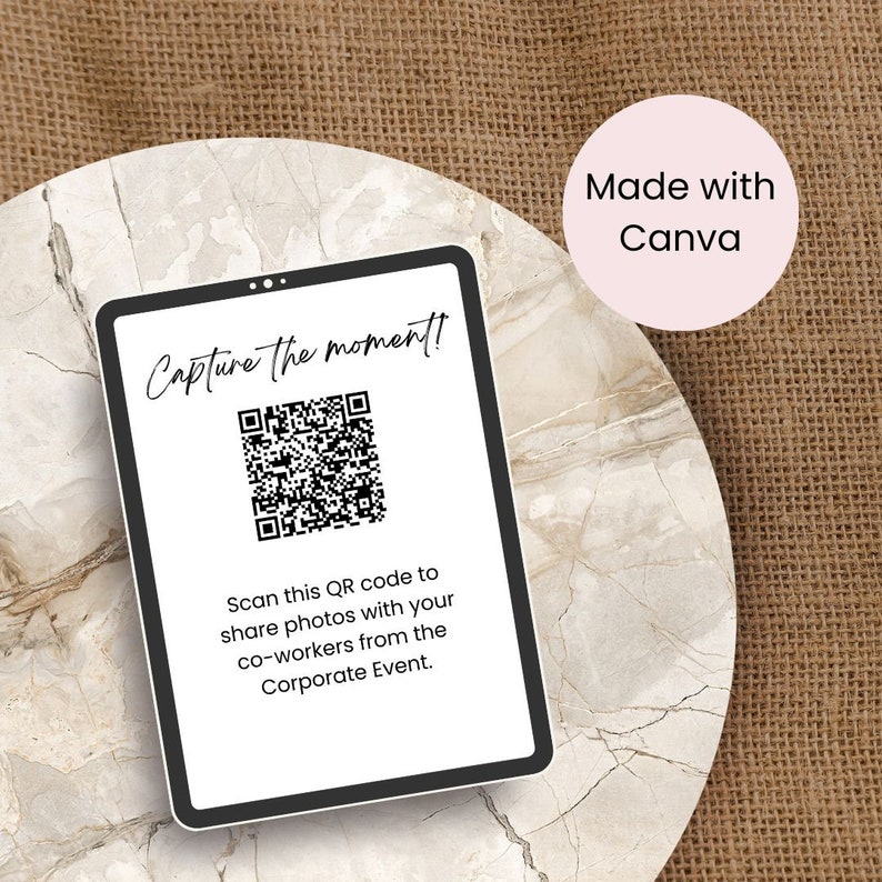 Corporate Event Picture QR Code - Etsy