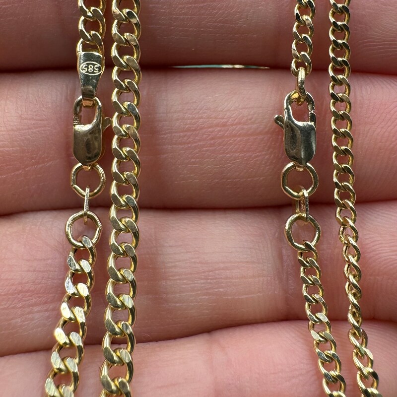14k Gold Chain - Etsy