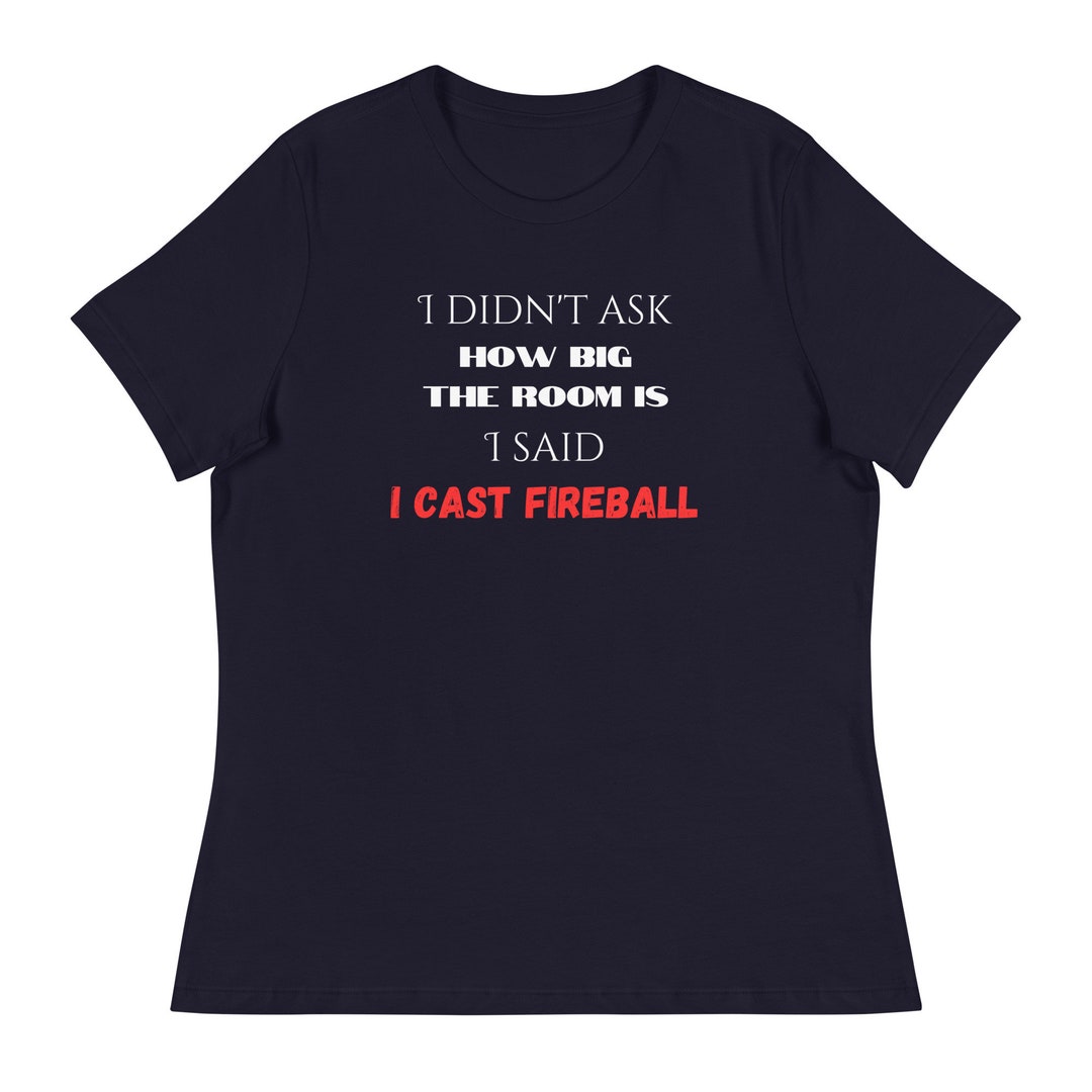 I Cast Fireball Tee DND, Nerd Gift, Dungeons, Dragons - Etsy