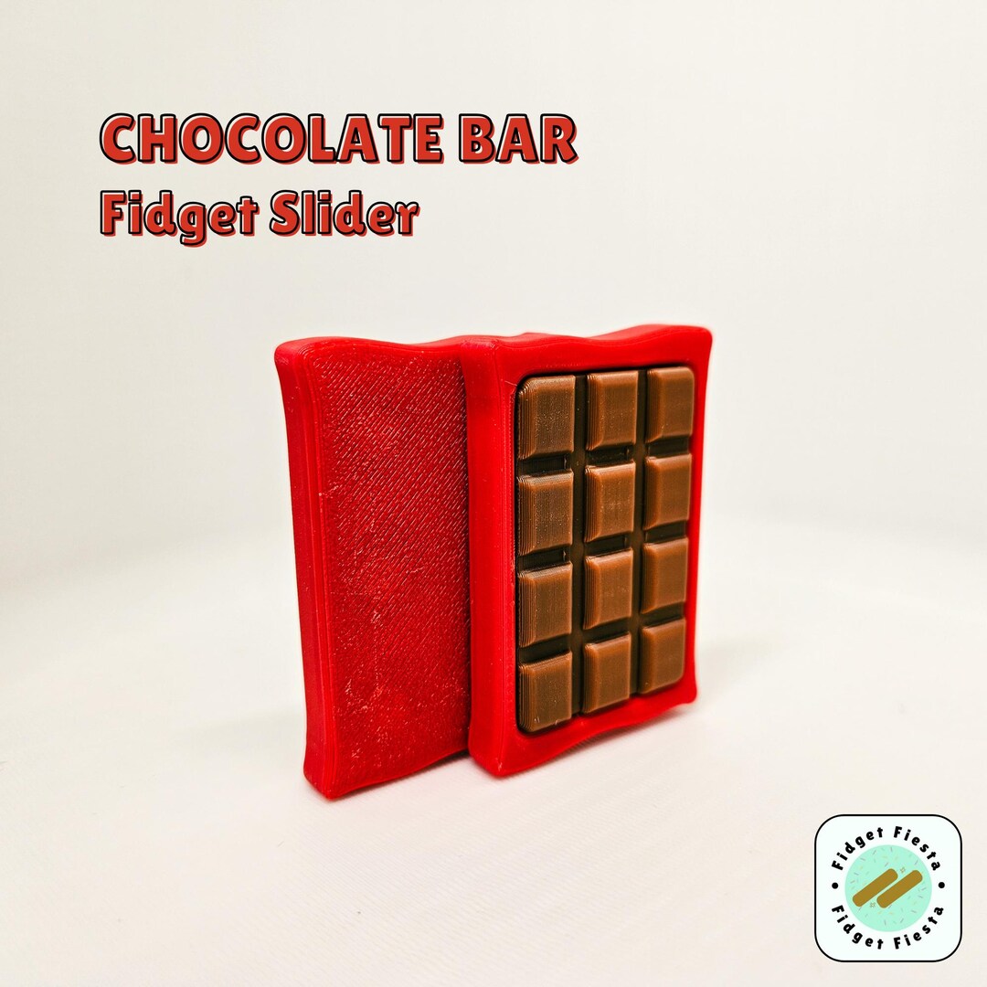Chocolate Bar Magnetic Fidget Slider Stim Toy Haptic EDC - Etsy