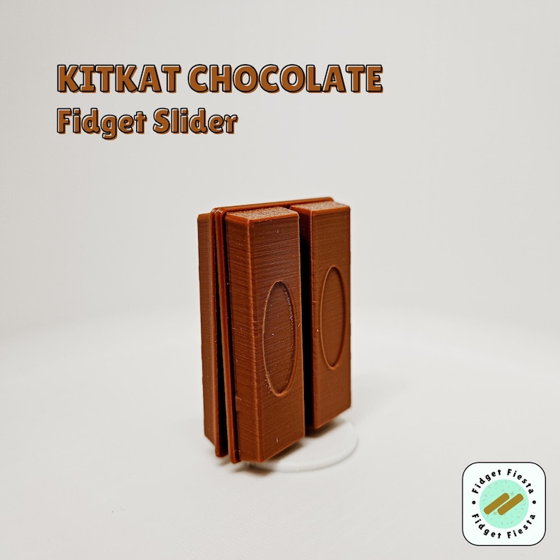 Kitkat Chocolate Magnetic Fidget Slider Stim Toy Haptic EDC - Etsy