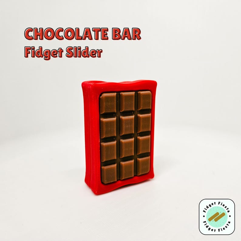 Chocolate Bar Magnetic Fidget Slider Stim Toy Haptic EDC - Etsy