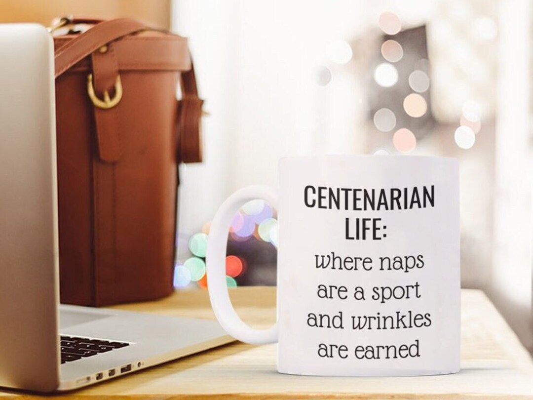 100th Birthday Mug, Centenarian Mug, Happy 100th Birthday Gifts, Funny ...