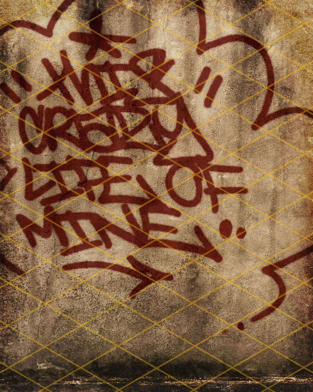 Cool Digital Graffiti Wall Art for Print, This Crazy Life of Mine Handstyle - Etsy