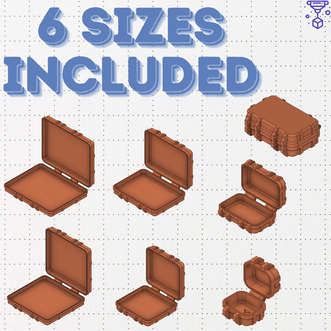 3D Printable Storage Box STL | Organizer Box 3D STL Model | for Home ...