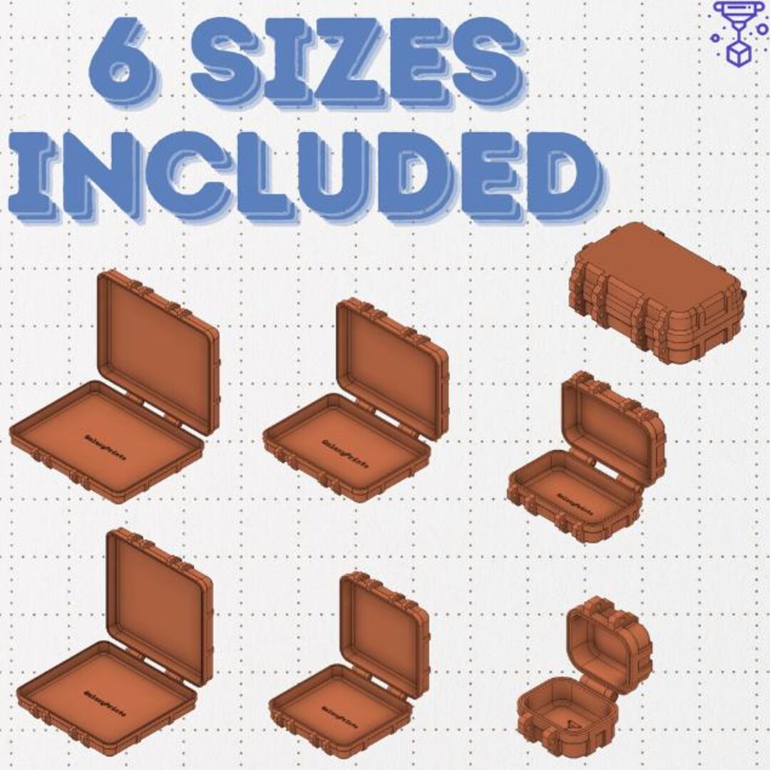 3D Printable Storage Box STL | Organizer Box 3D STL Model | for Home ...