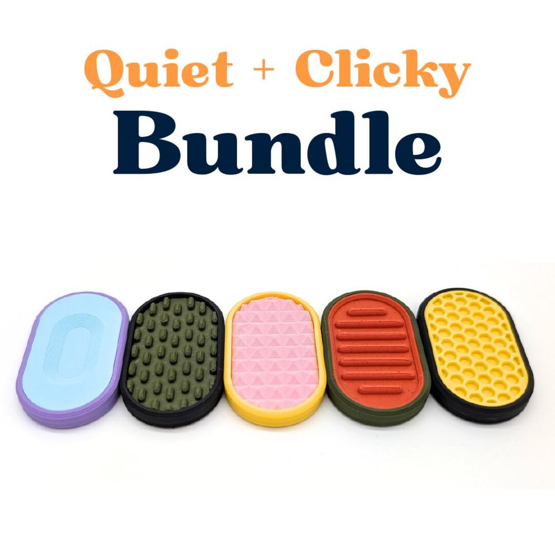 Quiet/clicky Bundle Slidesense - Customizable Magnetic Fidget Slider ...