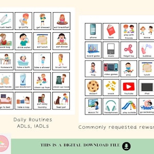 First Then Visual Schedule: Autism & ADHD Routine Chart (PDF ...