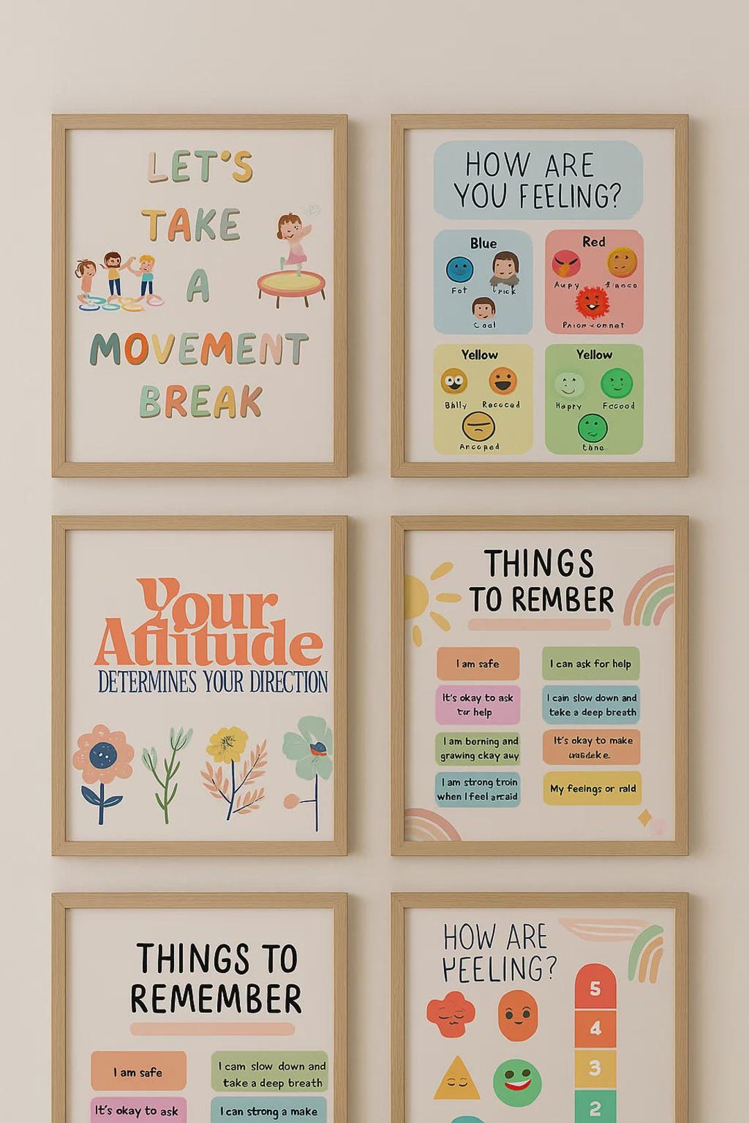 Feelings Chart for Kids | SEL Emotion Posters Printable Bundle | OT ...