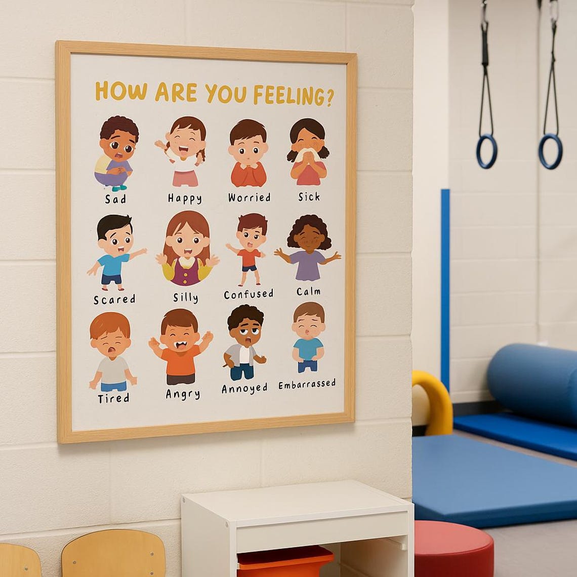 Feelings Chart Bundle for Kids – Printable Emotion Posters, Coping ...