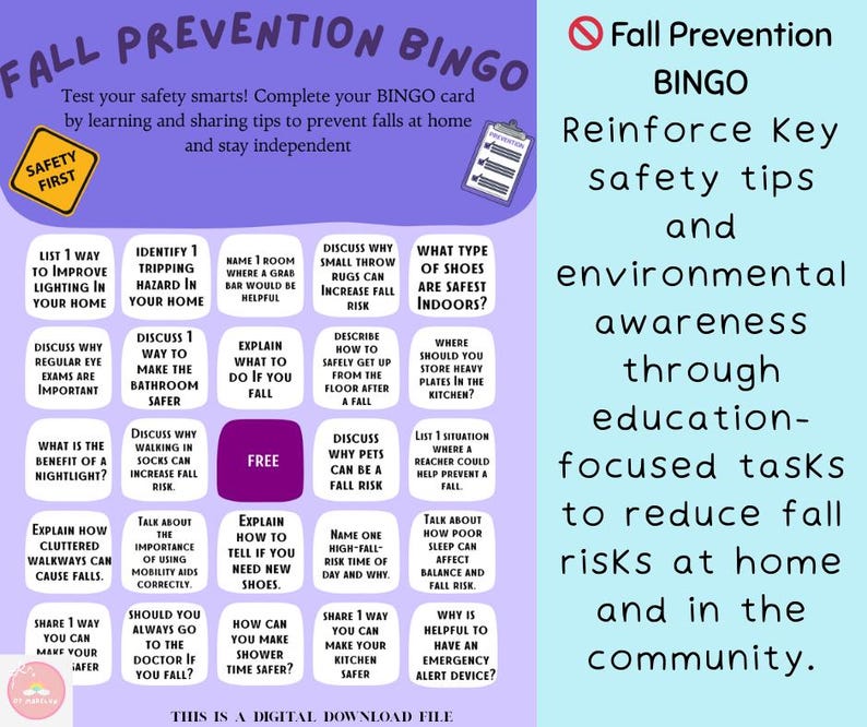 Occupational Therapy BINGO Bundle: Adult Rehab, Cognitive Skills (PDF ...