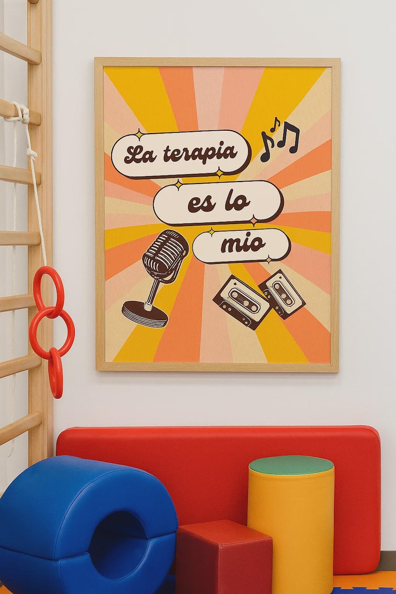 Spanish OT Posters for Kids: Retro Classroom Decor (digital Download ...