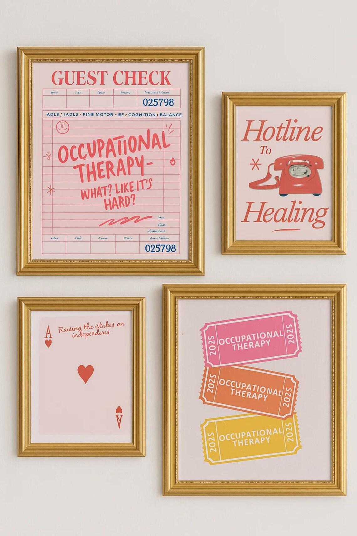 Occupational Therapy Posters: Trendy OT Decor for Therapists & Students ...